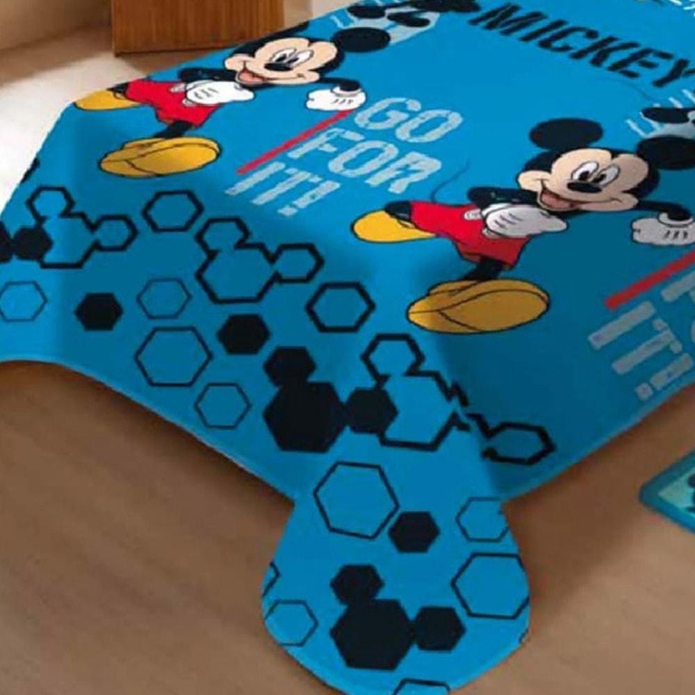 Manta Microfibra Solteiro Jolitex Fun Mickey